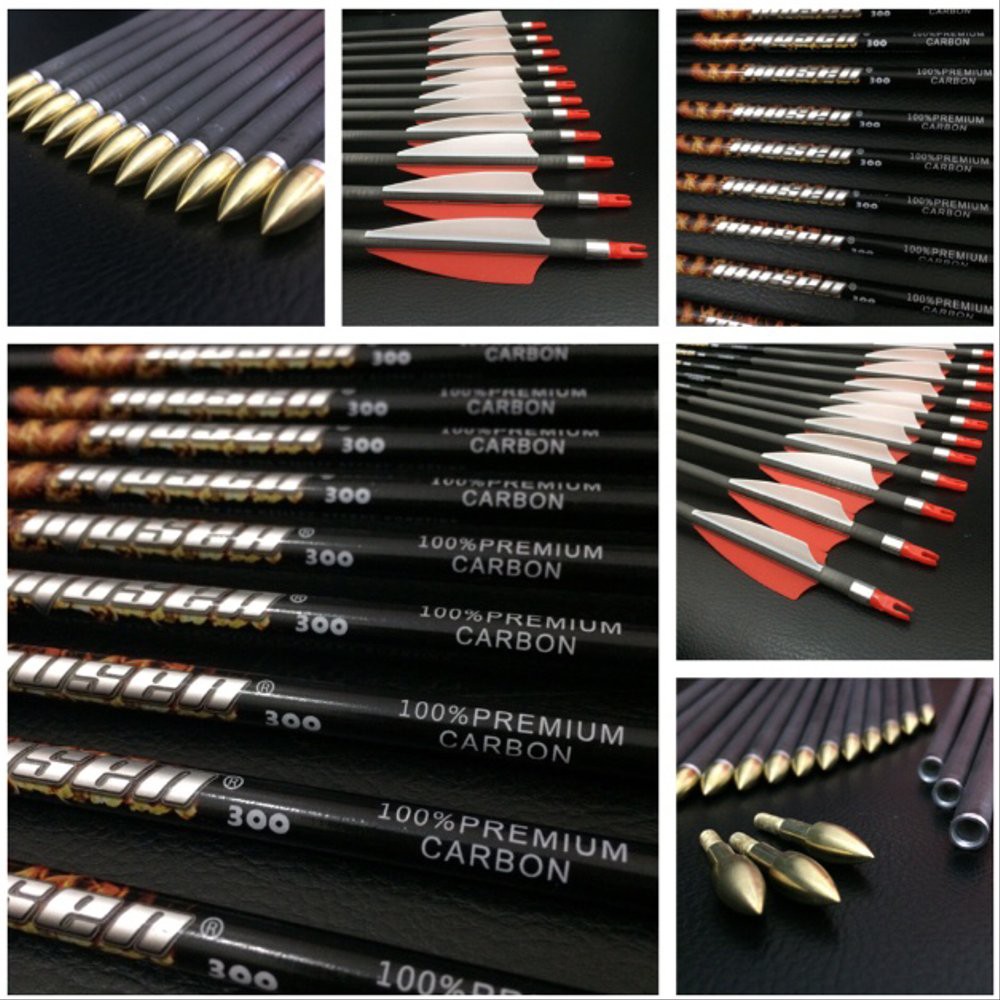 Jual Arrow SPINE 300 MUSEN Carbon Arrow Anak Panah Karbon Spine300 ...