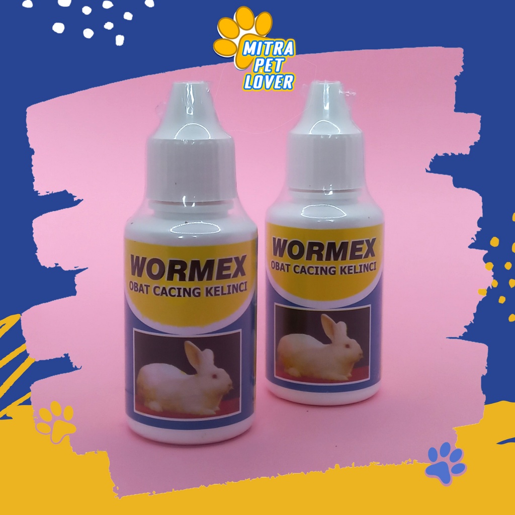 Jual OBAT CACING KELINCI - WORMEX 30 ML ORIGINAL - BASMI CACING PITA ...