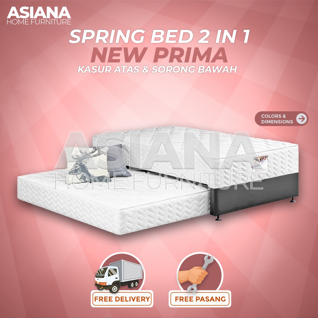 Jual Guhdo Spring Bed Sorong 2 in 1 New Prima - KASUR ATAS & BAWAH ...