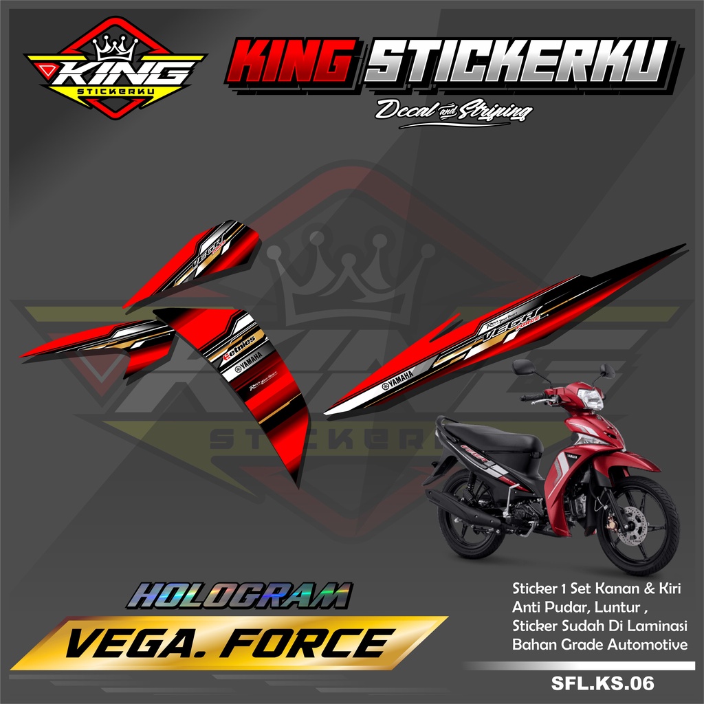 Jual Stiker Vega Force - Decal Stiker Striping Standar Vega Force ...