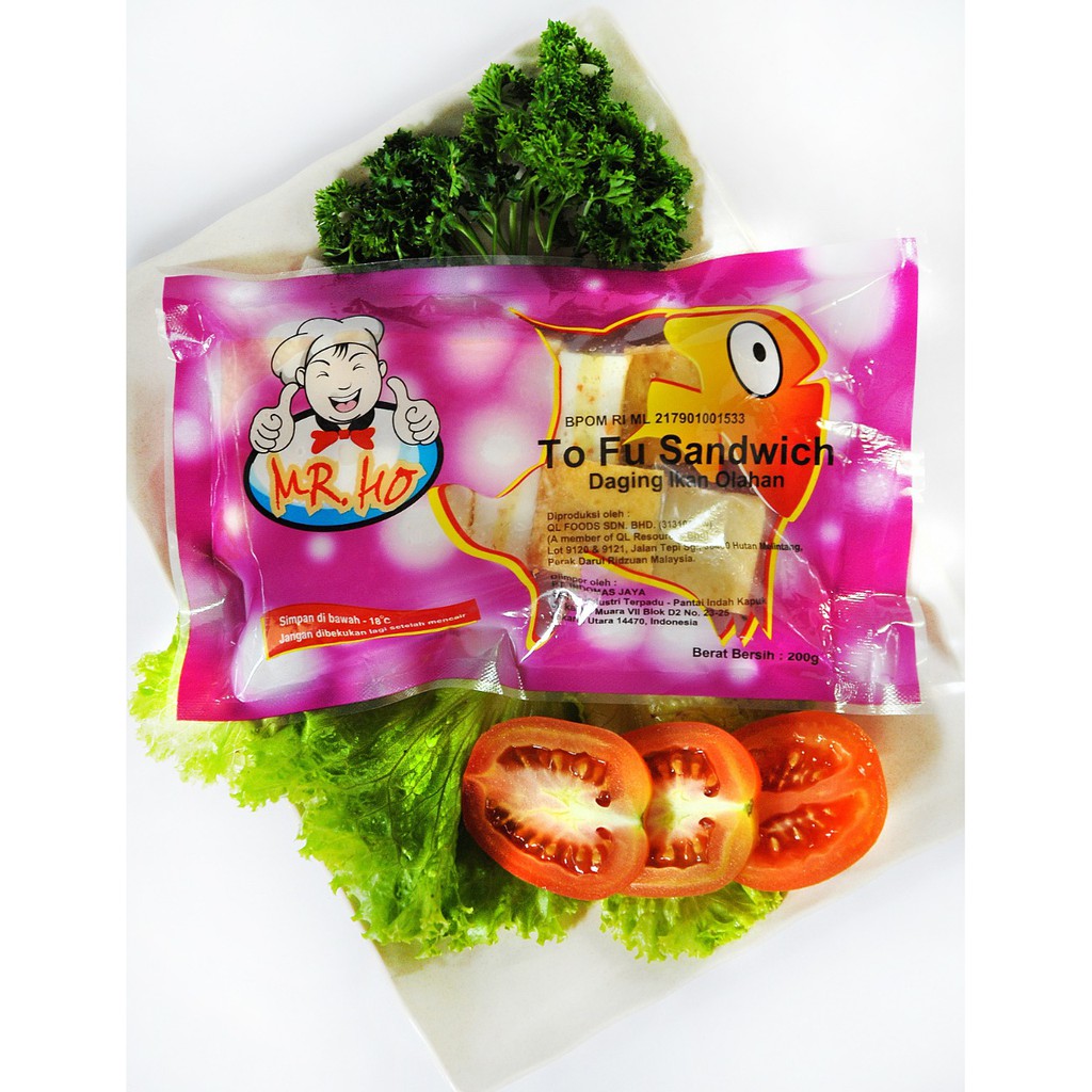 Jual Mr. Ho Tofu Sandwich 200Gr Shabu-Shabu Sukiyaki Steamboat Bakso ...