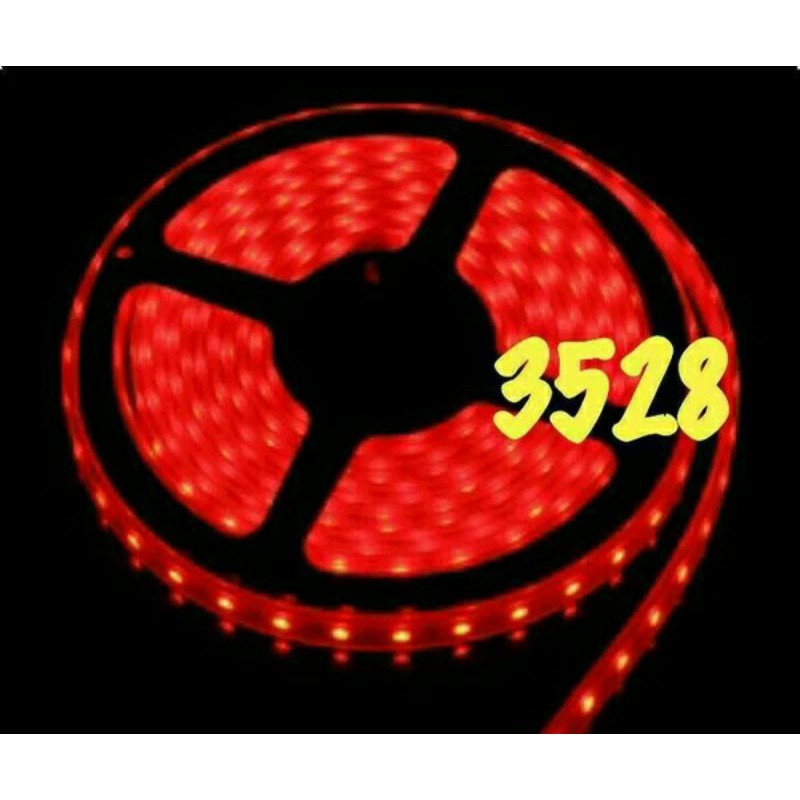 Jual LED Strip 3528 merah IP44 DC 12 Volt | Shopee Indonesia