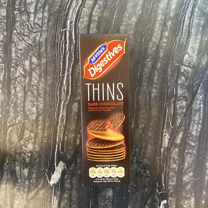 Jual mcvities digestive thin dark choco thins | Shopee Indonesia