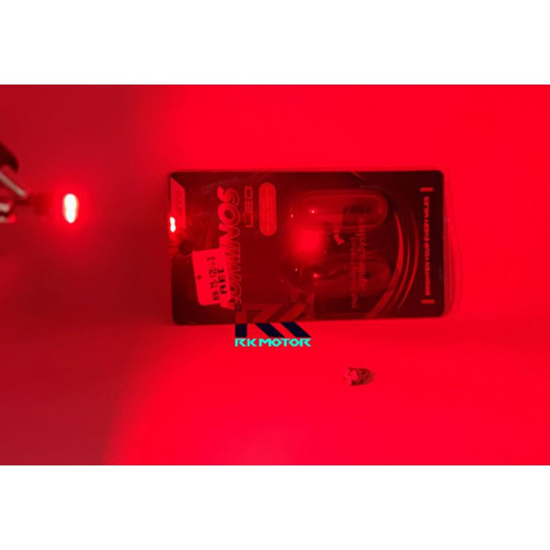 Jual Lampu Led Spedometer T5 Merah Pnp Luminos | Shopee Indonesia