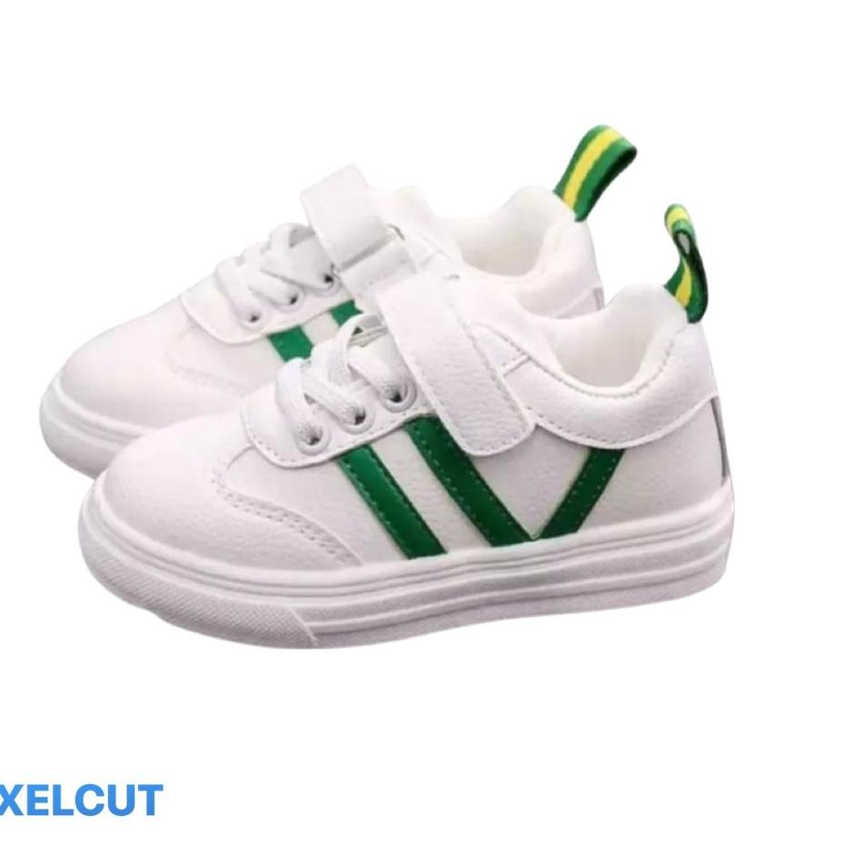 Jual Sepatu Kets Sneakers Anak TGS Tumit Webing Ukuran 26-35 케 | Shopee ...