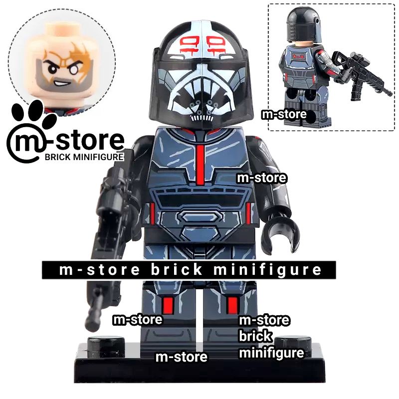 Jual brick star wars bad batch wrecker mini figure | Shopee Indonesia