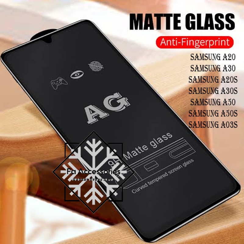 Jual G-case Tempered Matte Glass Samsung A20 A30 A20s A03 A30s A03core A50 A50s A03s A04 A04s ...