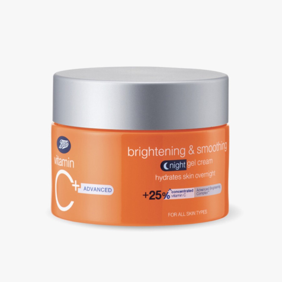 Jual BOOTS Vitamin C Advanced Brightening & Smoothing Night Gel Cream ...