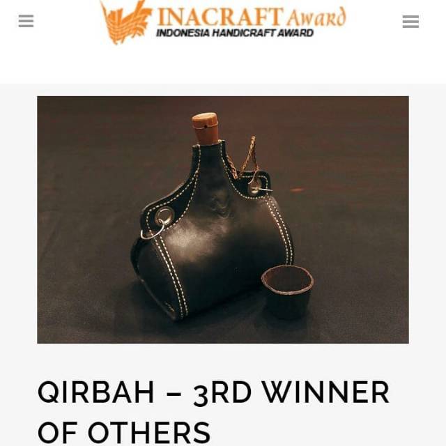 Jual Qirbah Barrel Tempat Air Minum Kulit Sunnah Nabi | Shopee Indonesia