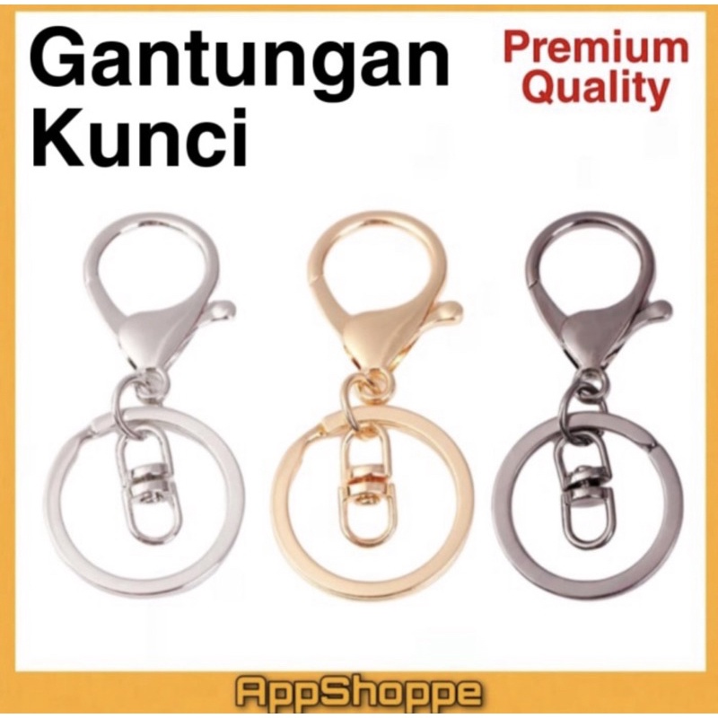 Jual Gantungan Kunci Stainless Steel Besi Anti Karat Serbaguna KEYCHAIN ...