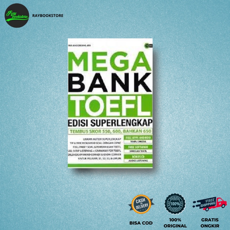 Jual AG - Mega Bank Toefl Edisi Superlengkap | Shopee Indonesia
