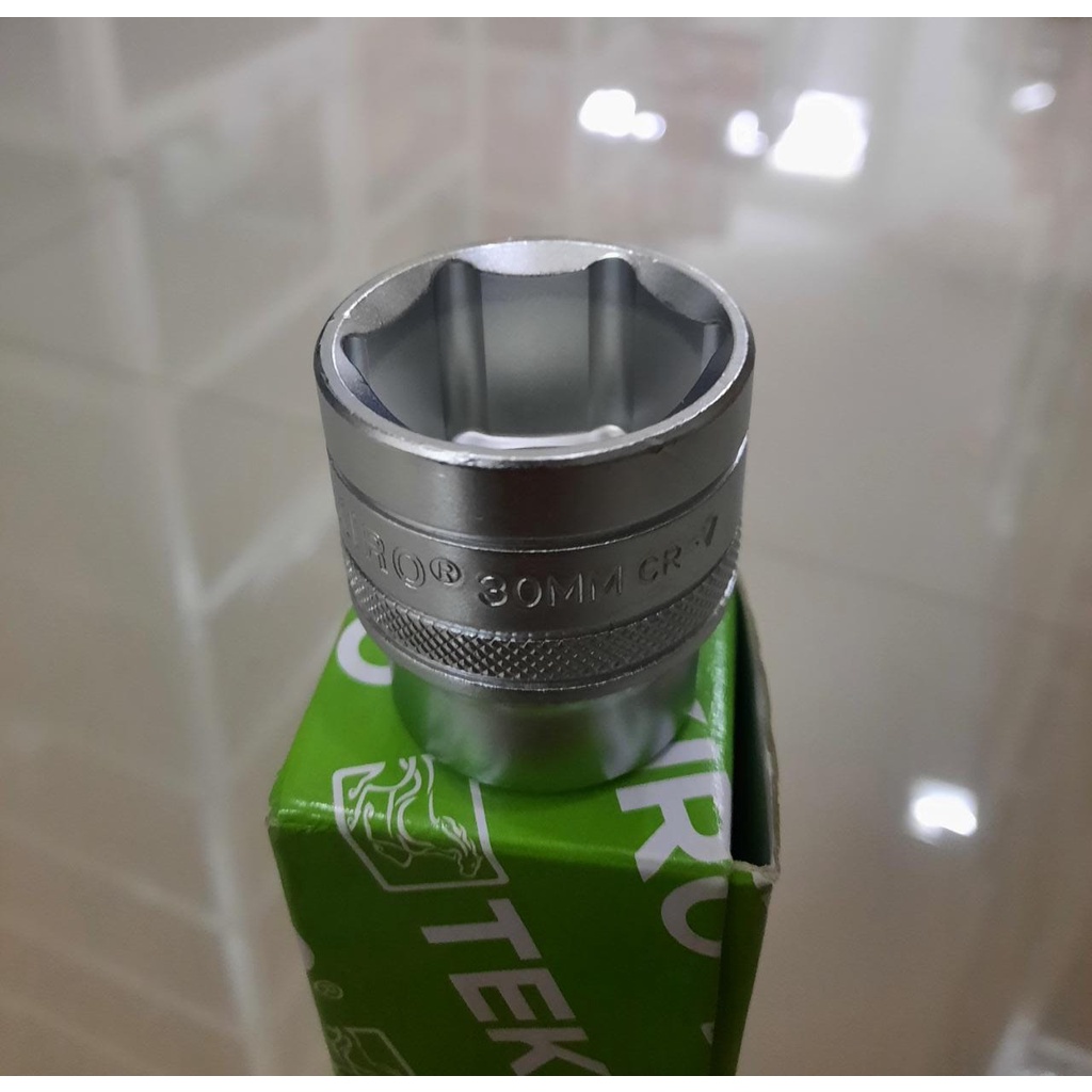 Jual Mata Kunci Sok / Sock / Socket TEKIRO 1/2" DR 6 PT 30 MM (30MM) | Shopee Indonesia