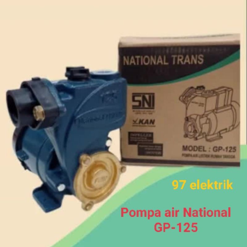 Jual Pompa Air National Trans Model : GP-125 garansi resmi | Shopee Indonesia