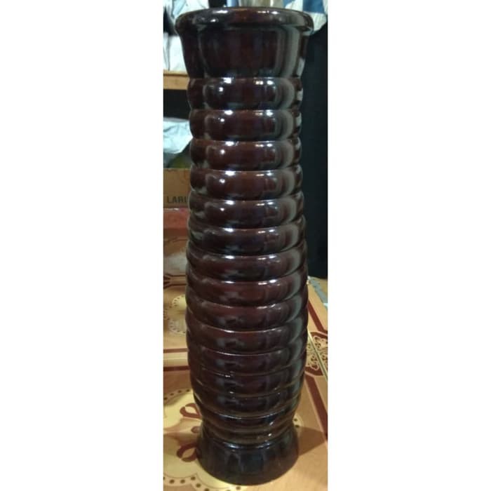 Jual VAS BUNGA KAYU JATI SPIRAL BESAR 60 CM - TEMPAT PAYUNG DAN TONGKAT ...