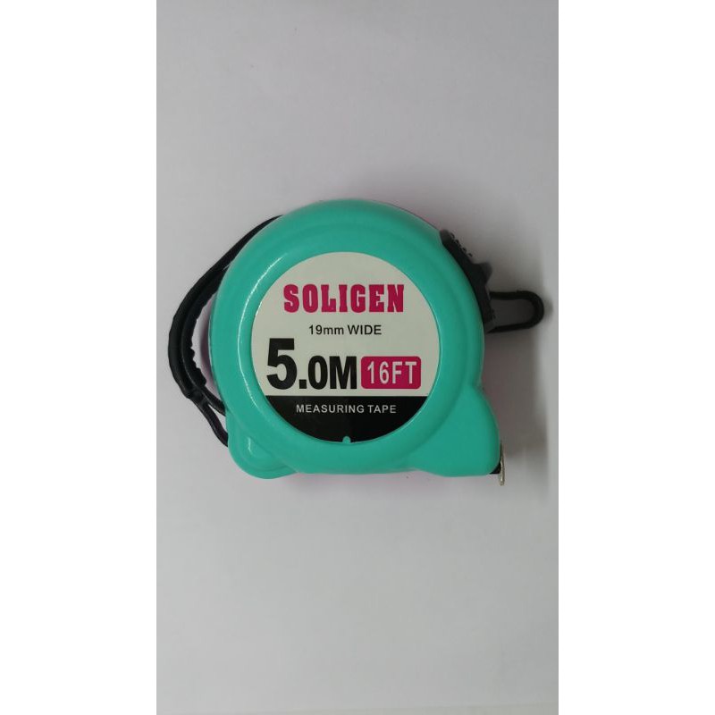 Jual Meteran Bangunan 5meter Merk Soligen / Meteran Roll 5M | Shopee ...