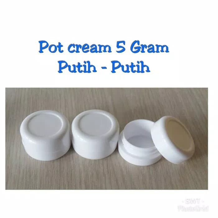 Jual Pot cream 5 gr putih putih | Shopee Indonesia