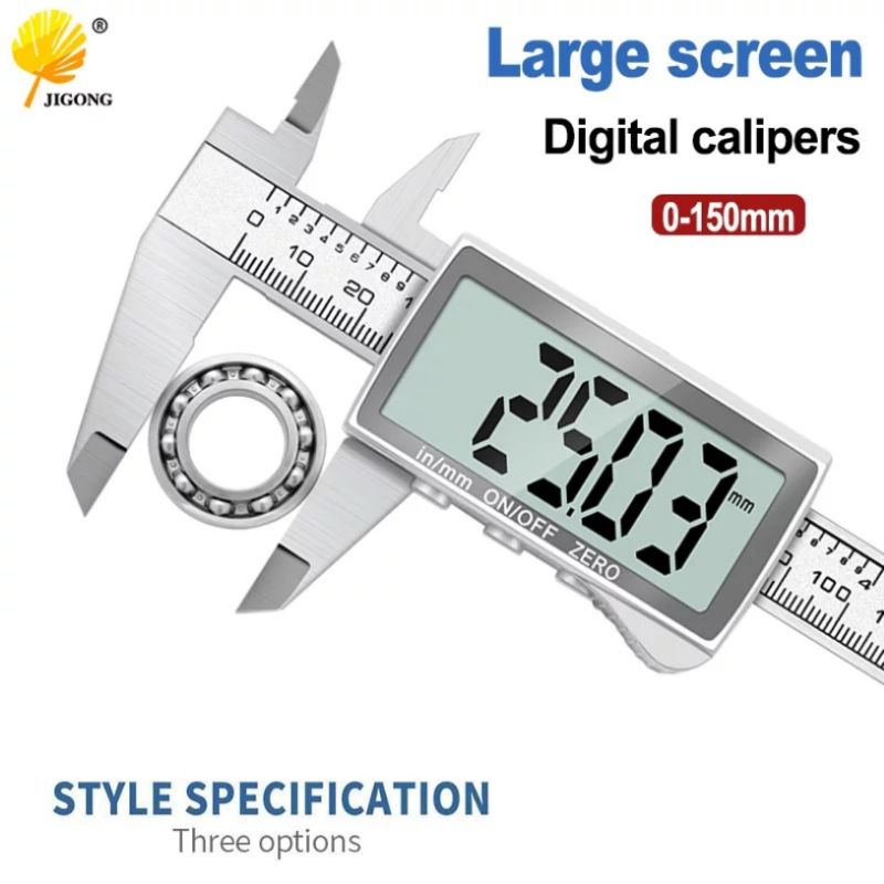 Jual Sigmat Digital Jangka Sorong Digital Vernier Caliper LCD Screen | Shopee Indonesia