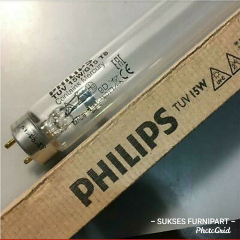 Jual Lampu Phillips T8 UVC 15W G13 Germicidal lamp 436 mm | Shopee Indonesia