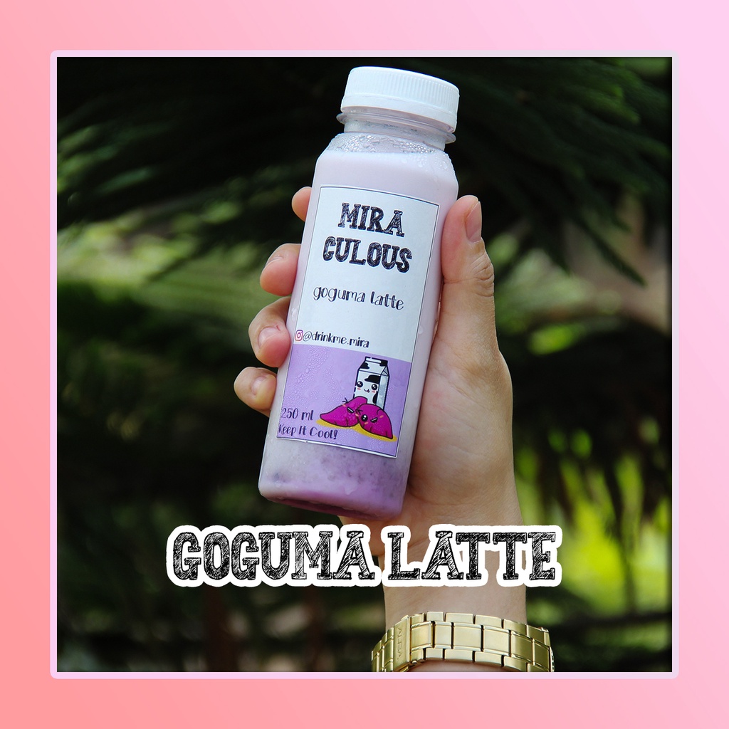 Jual Goguma Latte by Miraculous- Minuman Botolan Sehat - 250 ml ...