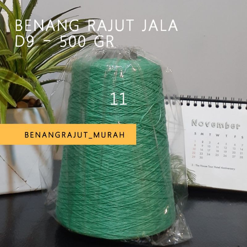 Jual Benang rajut jala katun/benang Jala/benang rajutnaplak, D6, 500gr ...
