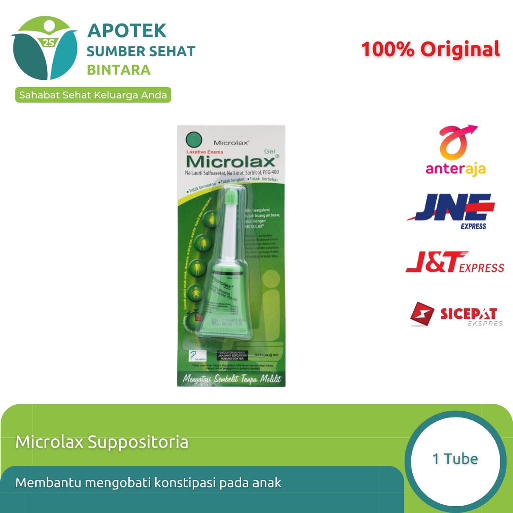 Jual Microlax Suppositoria Mengatasi BAB Keras pada Anak/Konstipasi ...