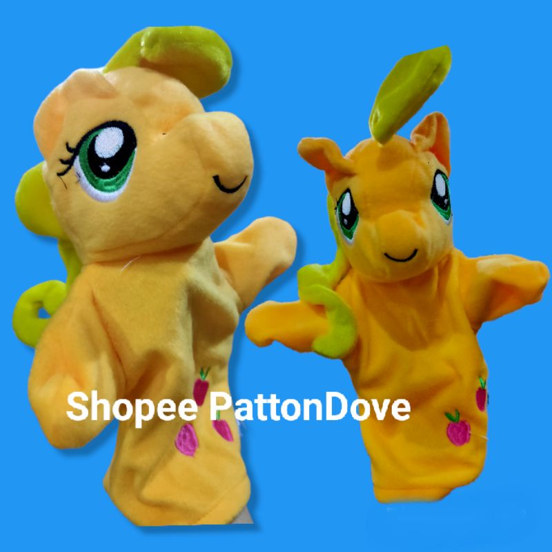 Jual UNICORN APPLEJACK BONEKA TANGAN PREMIUM BONEKA MY LITTLE PONY HAND ...