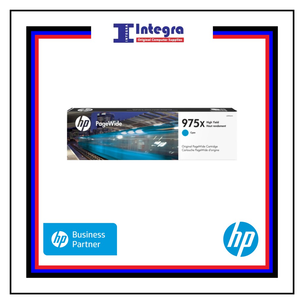 Jual Tinta HP PageWide 975X Cyan Original Cartridge - L0S00AA | Shopee ...
