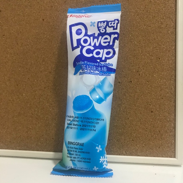 Jual BINGGRAE POWER CAP SODA FLAVORED ICE TUBE | Shopee Indonesia