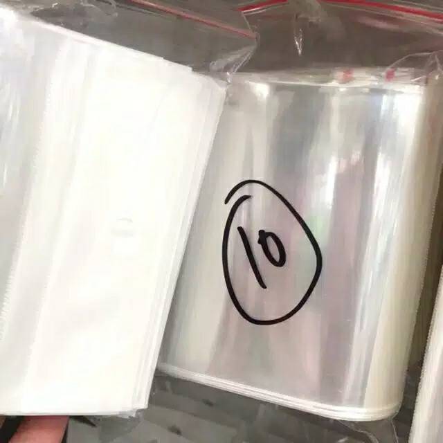 Jual No.10 Plastik List Gantungan Transparan Ukuran 9x16cm 1Pak isi ...