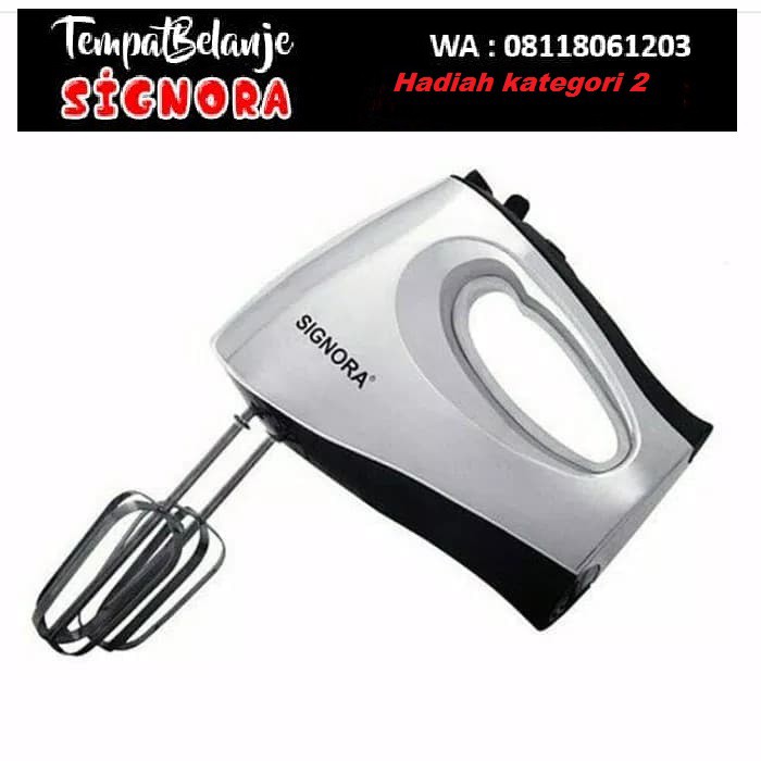 Jual Signora Hand Mixer Silver | Shopee Indonesia
