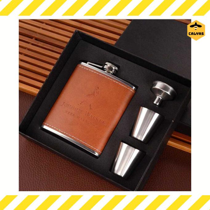 Jual Promo Botol Minuman Whisky Whiskey Hip Flask Stainless With Shot ...