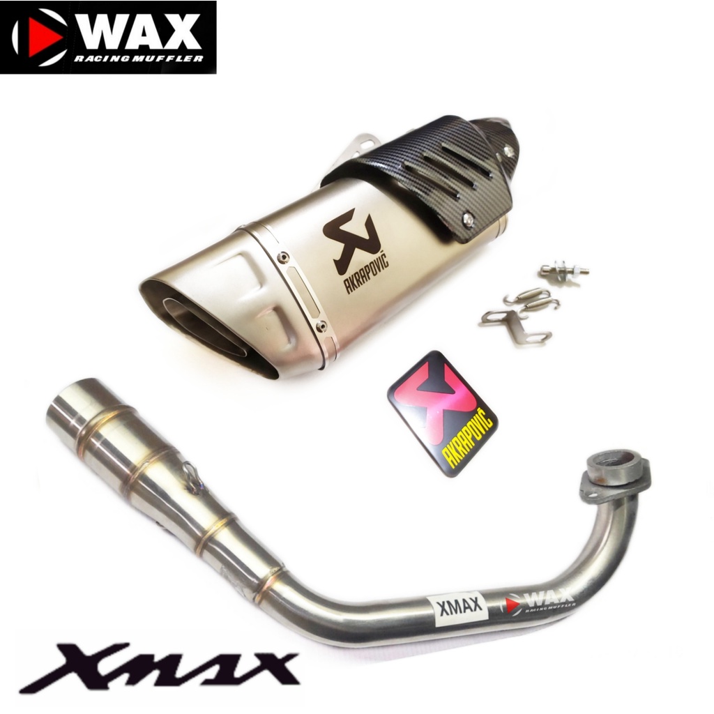 Jual AKRAPOVIC RACING EXHAUST FOR YAMAHA NMAX XMAX AEROX HONDA PCX ADV ...