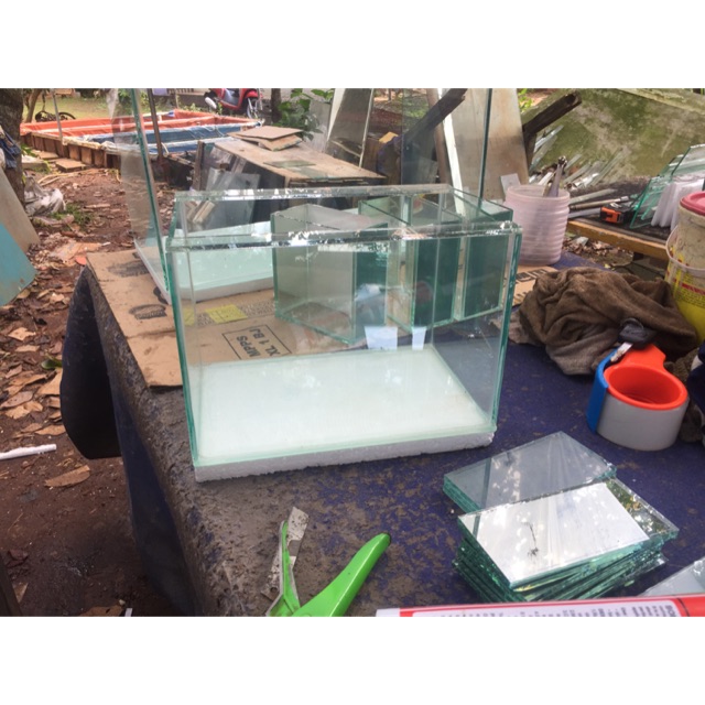 Jual Aquarium 20x20x30 aquarium mini soliter ikan cupang soliter cupang ...