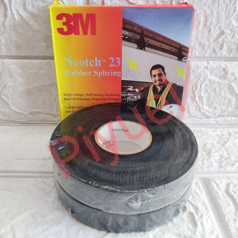 Jual Isolasi listrik rubber splicing tape scotch 23 3M | Shopee Indonesia