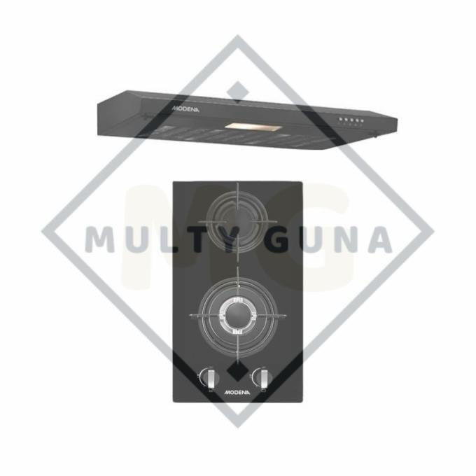 Jual Paket Set Modena Kompor Tanam Bh 0325 + Cooker Hood Modena Px 6001 ...