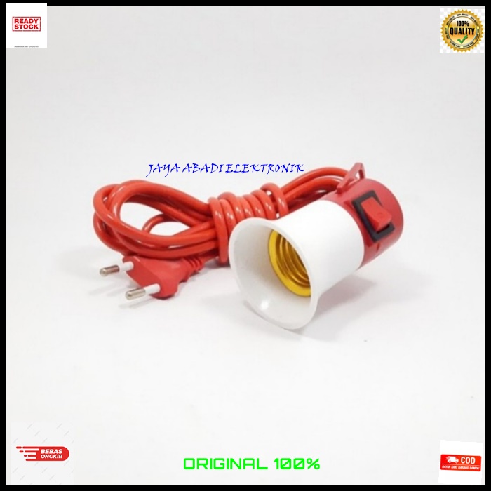 Jual G565 ORIGINAL SAMBUNGAN LAMPU 10 METER SAKLAR KAP EXTENSION FITING ...