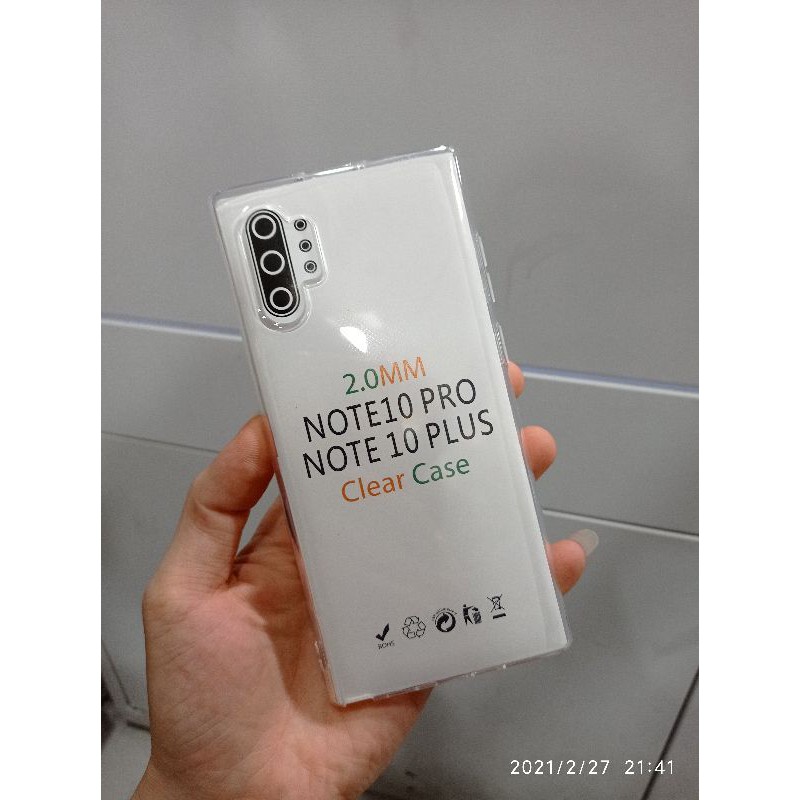 Jual CLEAR HD CASE 2.0MM (BENING TRANSPARAN) SAMSUNG GALAXY NOTE 10 PRO ...