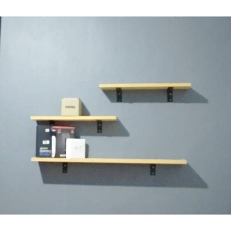 Jual Rak Besi Siku Besi Ambalan Rak Penyangga papan rak dinding ...