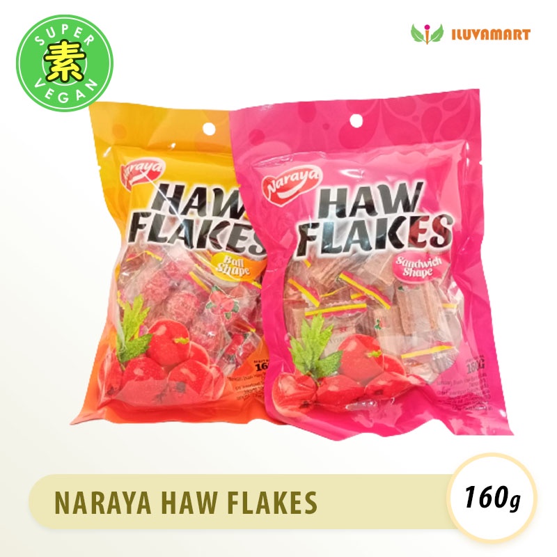 Jual Naraya Haw Flakes 160g Camilan Legendaris Manisan Buah Haw Sanca ...