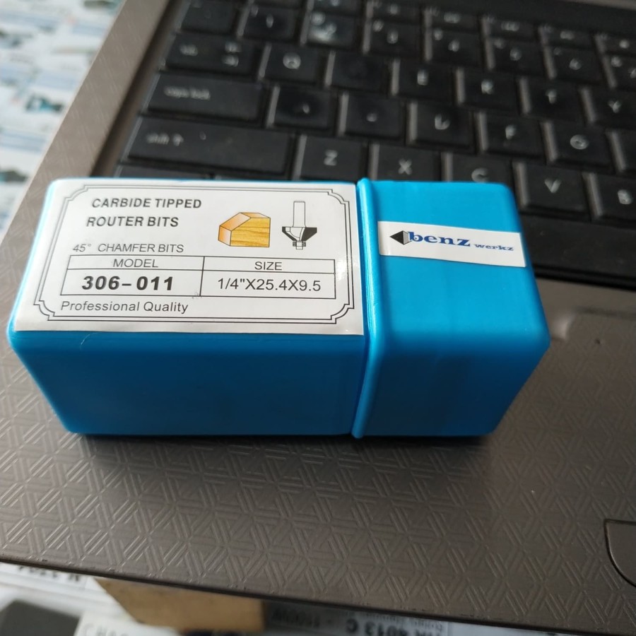 Jual Benz Mata router 45 chamfer bits profil 45 derajat 10 13 16 mm ...