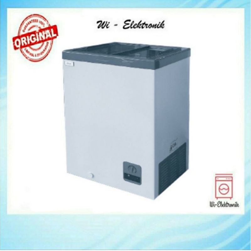 Jual Sliding Flat Glass Freezer 100 Liter GEA SD 103 Freezer Kaca SD103 ...