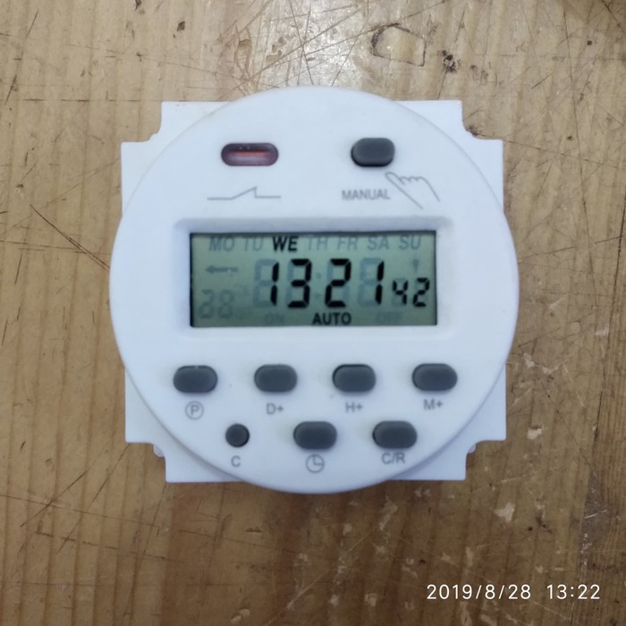 Jual Timer switch digital 220v volt AC 16A jadwal saklar otomatis asli ...