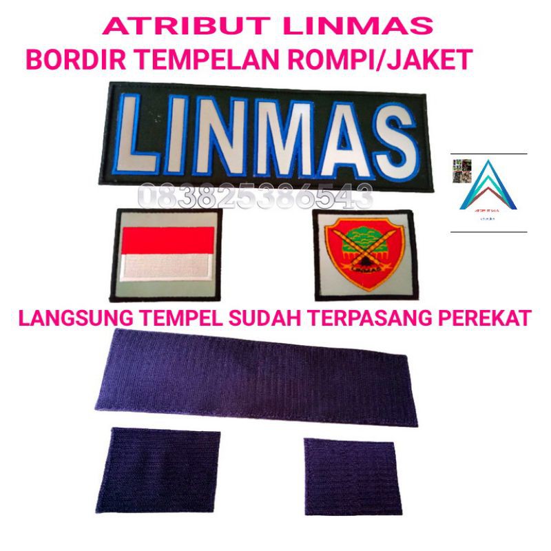 Jual bordir tempel linmas patch linmas atribut linmas | Shopee Indonesia