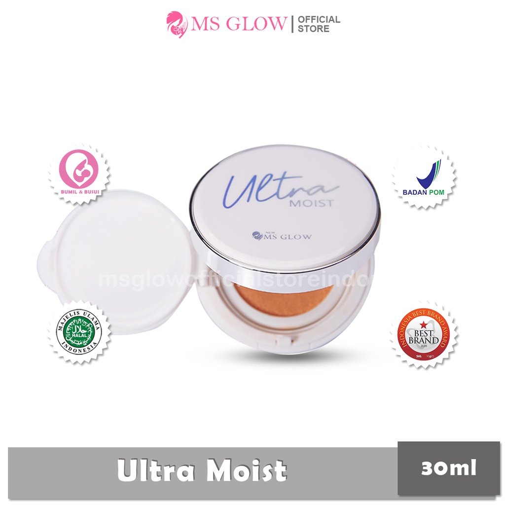 Jual MS Glow Ultra Moist Liquid Fondation Bedak Basah Original | Shopee ...