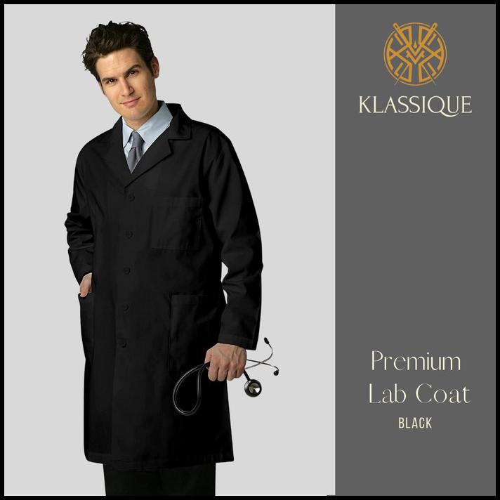 Jual Klassique Jas Laboratorium Panjang / Jas Lab / Jas Praktek (Hitam ...