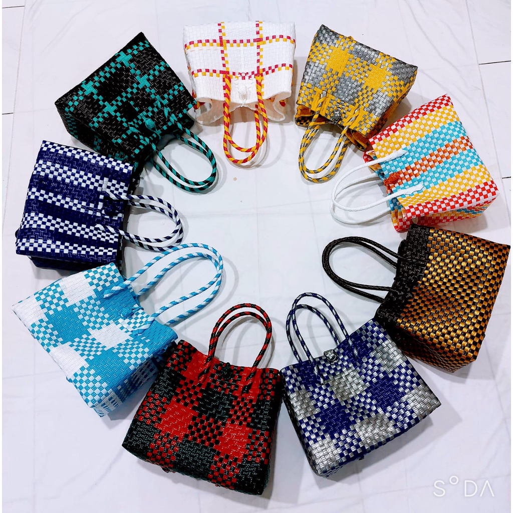 Jual TAS ANYAM JALI PATTY MOTIF (L) | Shopee Indonesia