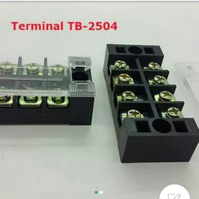 Jual Terminal Blok TB-2504 4Pole 25A FORT | Shopee Indonesia