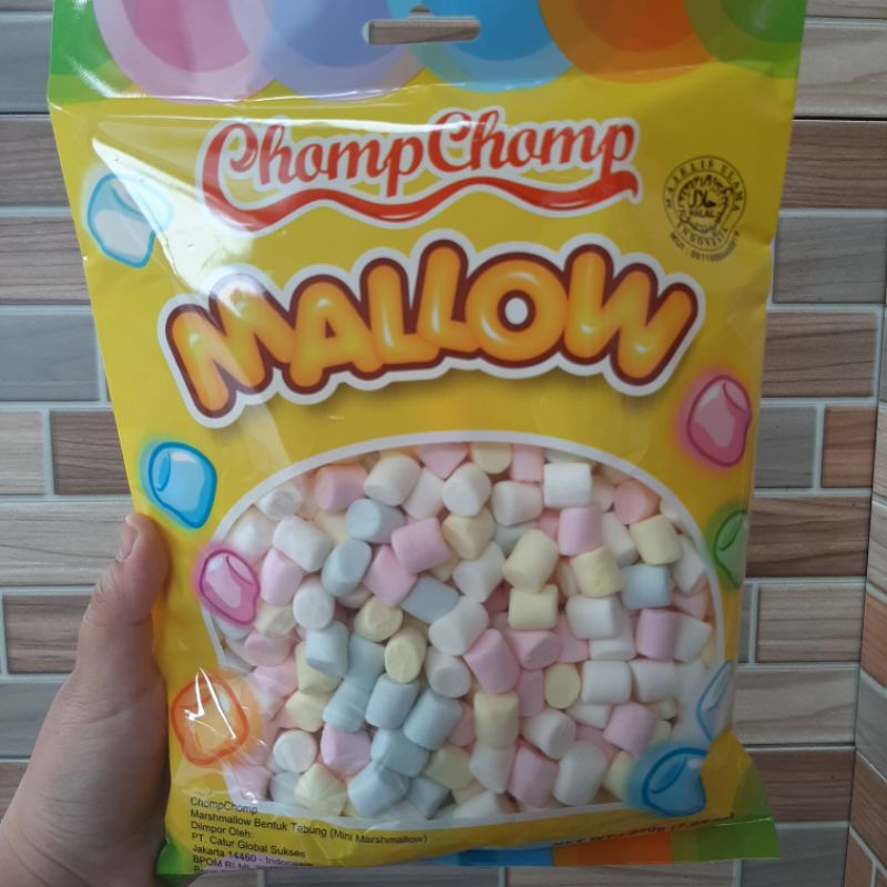 Jual Chompchomp mini marsmallow / tabung mini 200 gram (kemasan baru ...