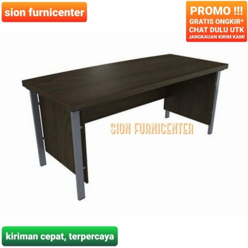 Jual meja kantor panjang / meja kantor panjang tanpa laci / meja kerja ...