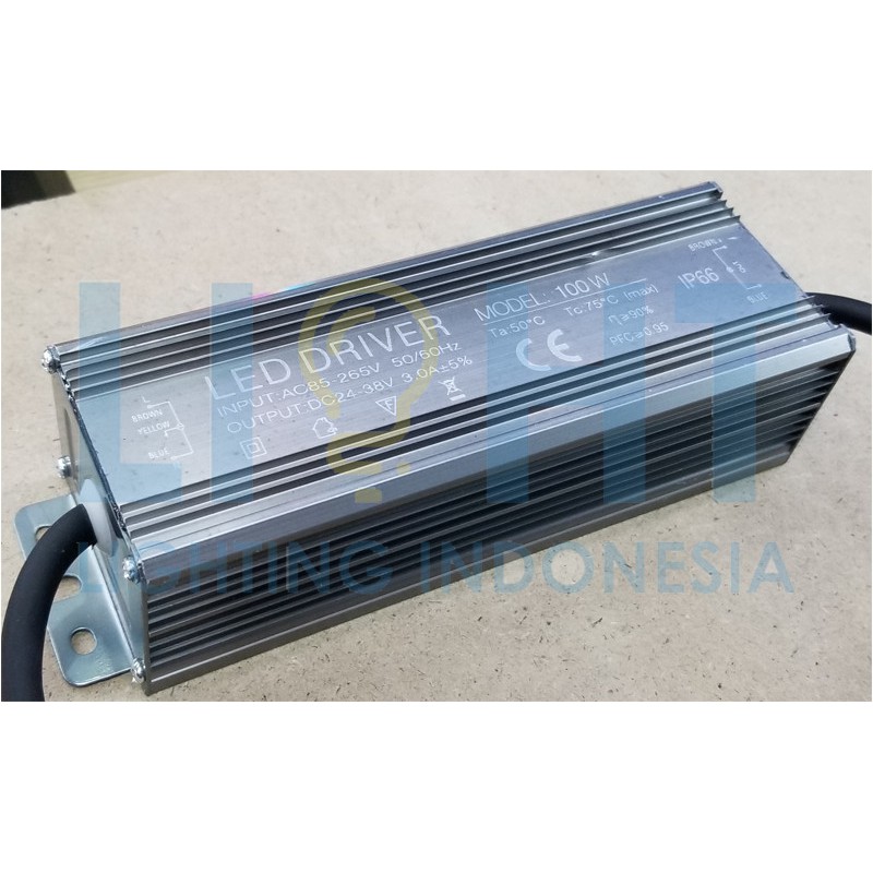 Jual LED Driver 100W IP66 Trafo Ballast LED 100W 3000mA | Shopee Indonesia